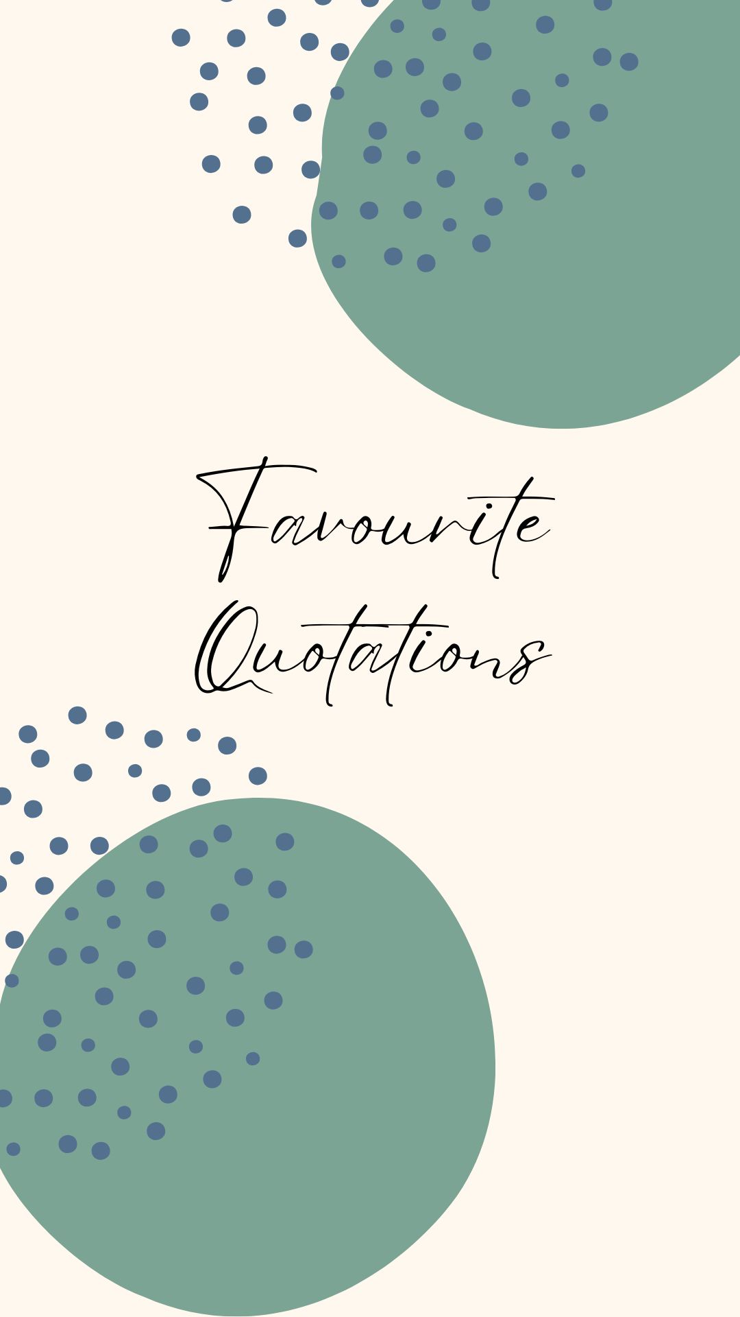 Favourite Quotes: – Gulmohar speaks
